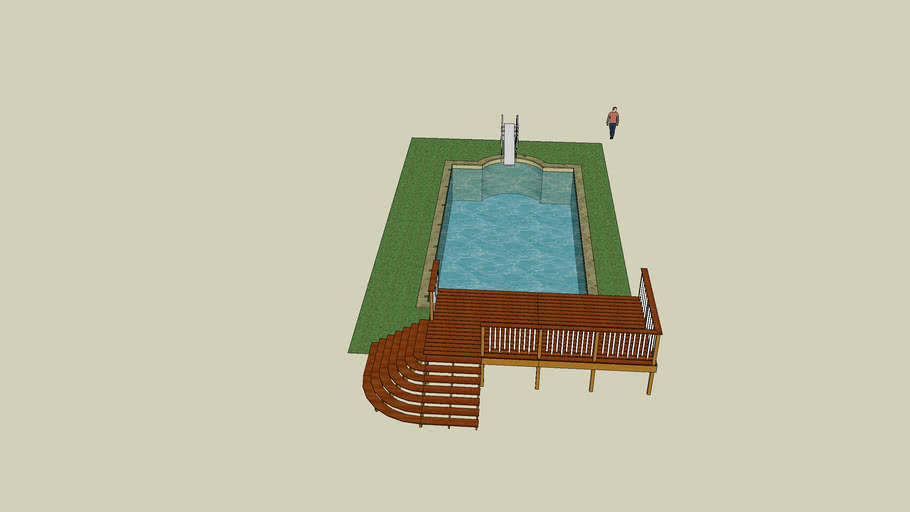 pool area | 3D Warehouse