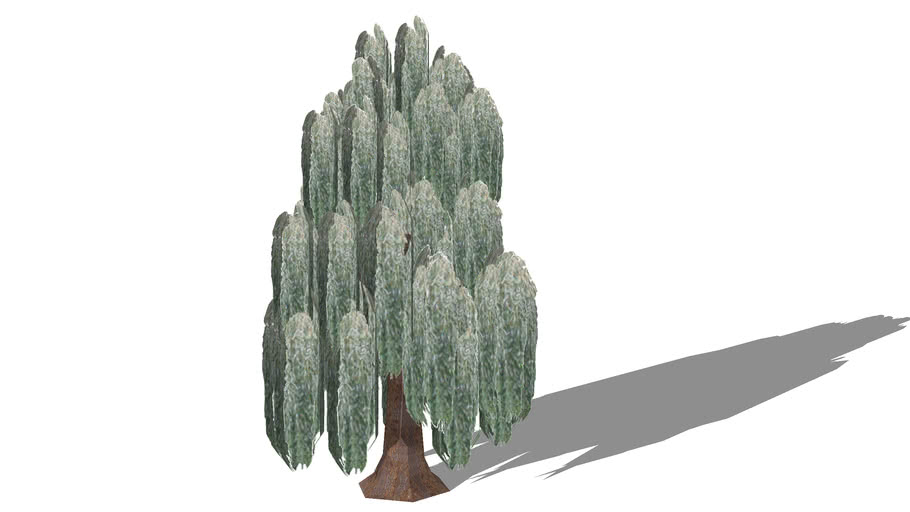 Low poly tree Willow (160 KB) | 3D Warehouse