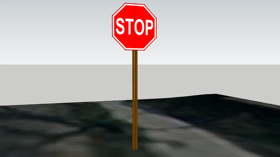 Stop Sign | 3D Warehouse