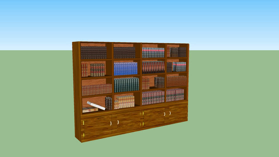 bibliotheque - bookcase | 3D Warehouse