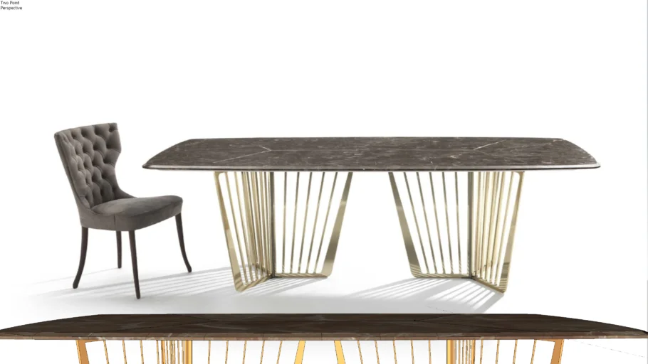 Kingin Dining Table 002 | 3D Warehouse