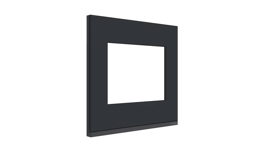 S734203879, Orion - cover with fixing - frame 4X4 - 6 modules | 3D ...