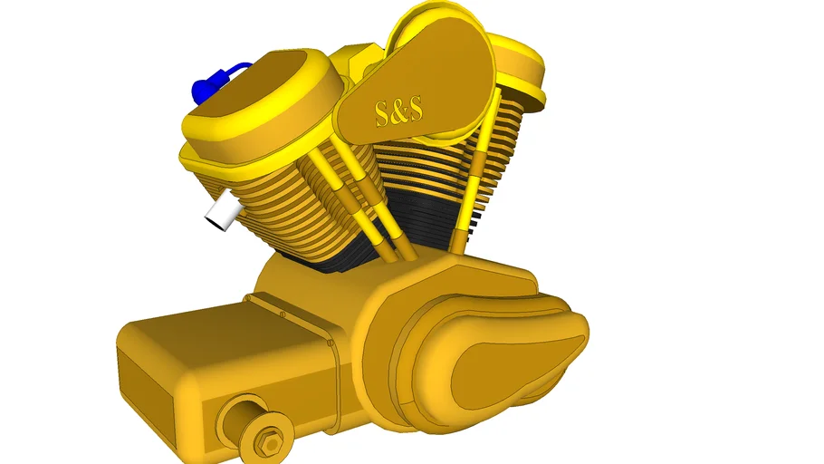 V- Twin Pan Head | 3D Warehouse