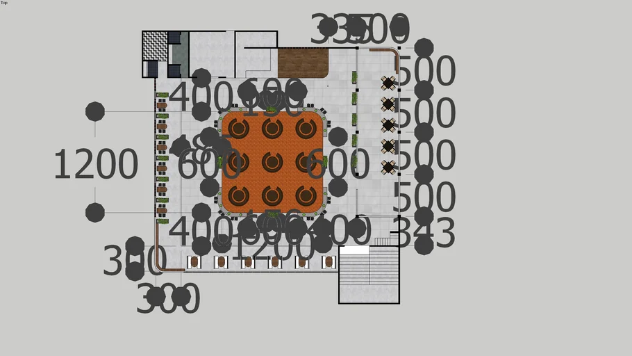 bar floor plan | 3D Warehouse