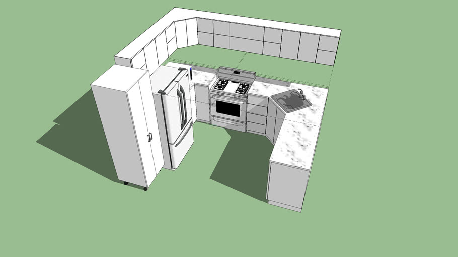 Corner Kitchen | 3D Warehouse