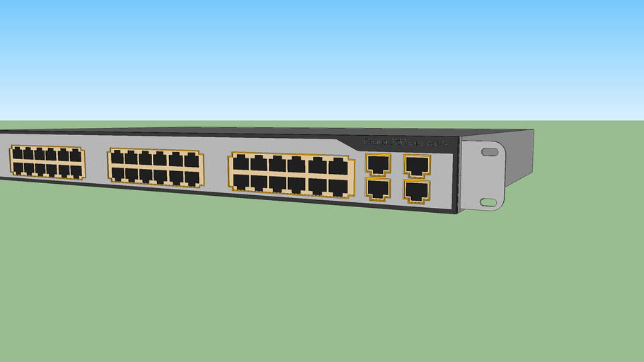 Cisco Catalyst 3750 48-port 2 SFP ethernet network switch (WS-C3750 ...