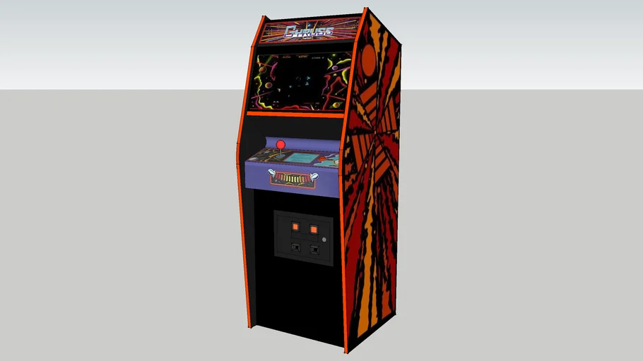 Gyruss arcade game Rev.1 | 3D Warehouse