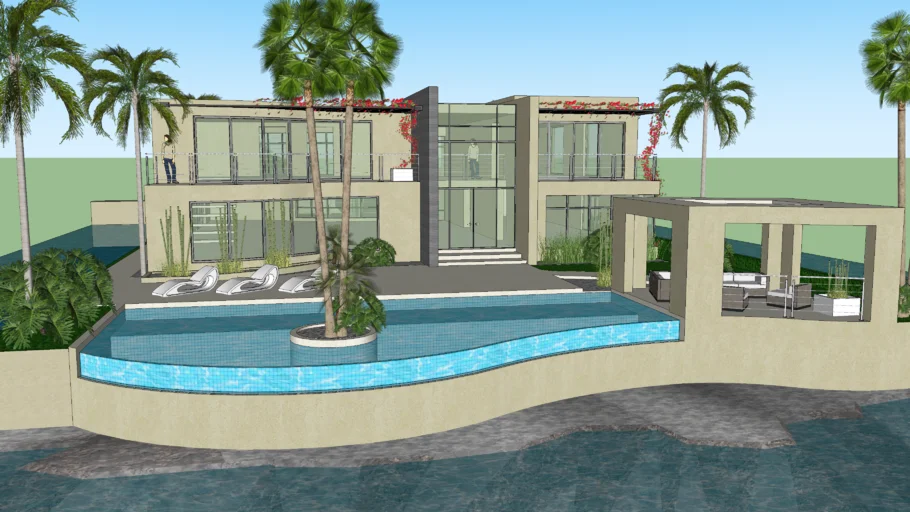 Modern house | 3D Warehouse