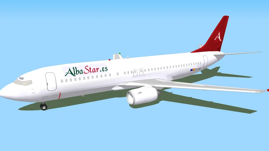 AlbaStar Airlines Boeing 737-400 {3Mb} | 3D Warehouse