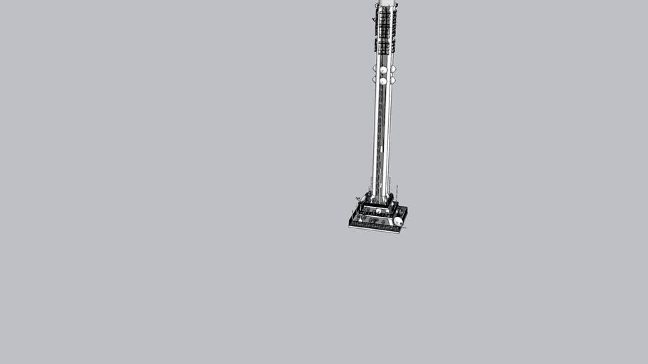 North Tower Antenna UPDATED World Trade Center | 3D Warehouse