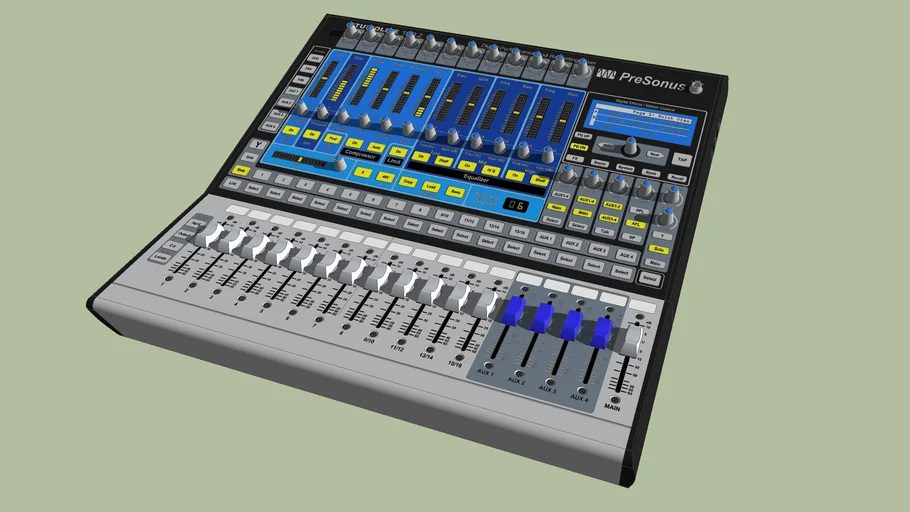 Presonus digital mixing desk | 3D Warehouse