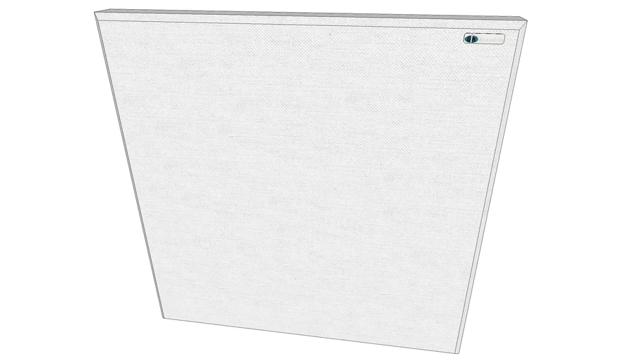 GIK Acoustics Spot Panel (bevelled edges) 600 x 600mm | 3D Warehouse