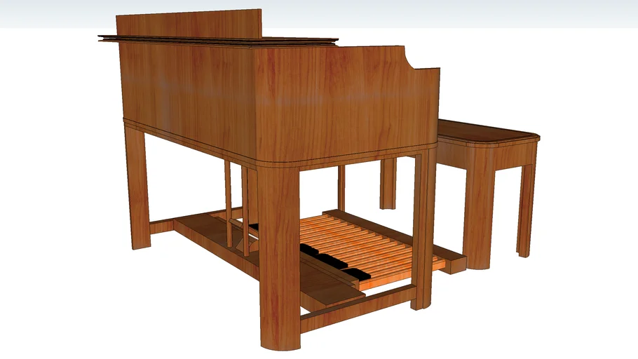 Hammond Organ B3 | 3D Warehouse