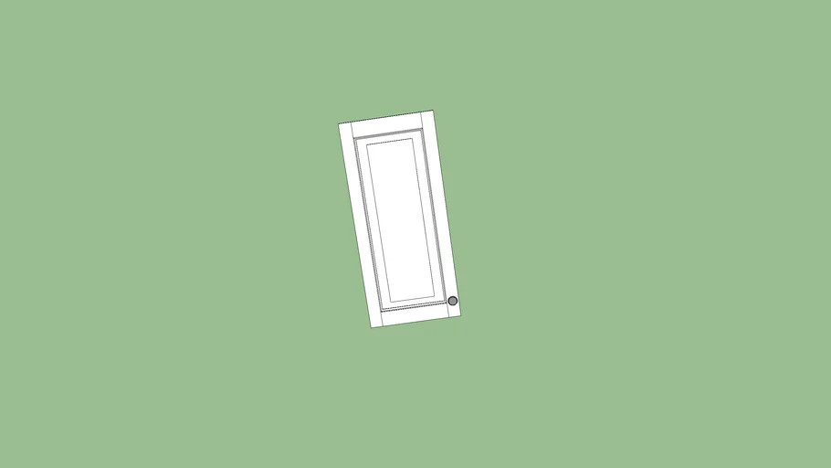 Raised Panel Door | 3D Warehouse