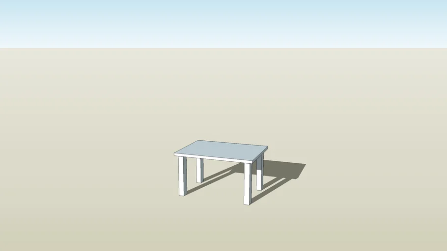 table simple | 3D Warehouse