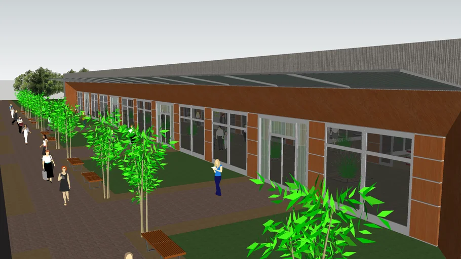 Centre Commercial | 3D Warehouse