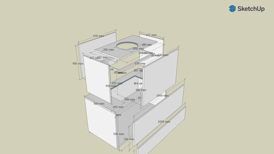 dsp laminar box disassembled | 3D Warehouse
