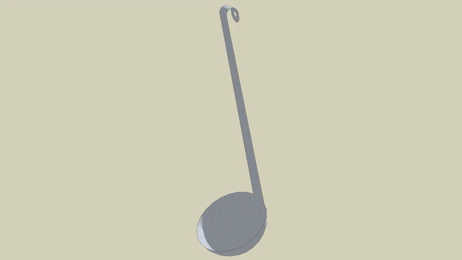 A ladle | 3D Warehouse