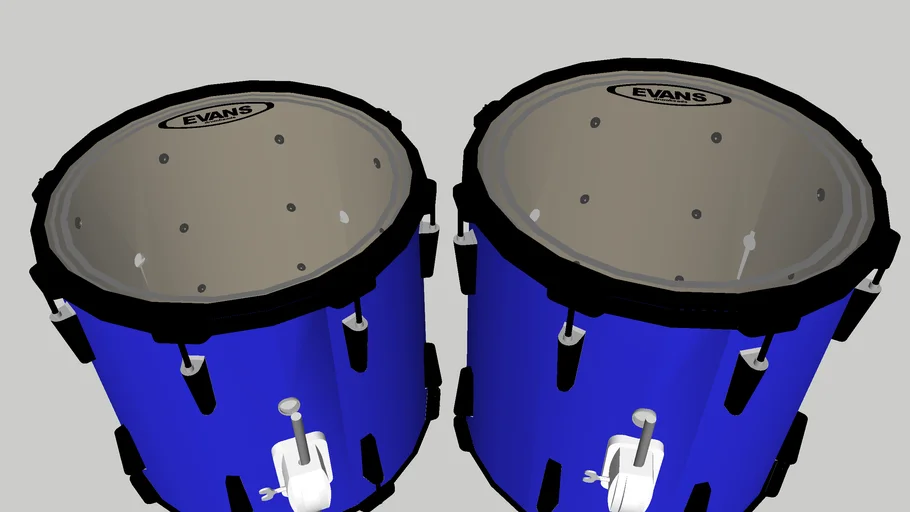 Pearl 14x14' and 16x16' Floor Toms | 3D Warehouse