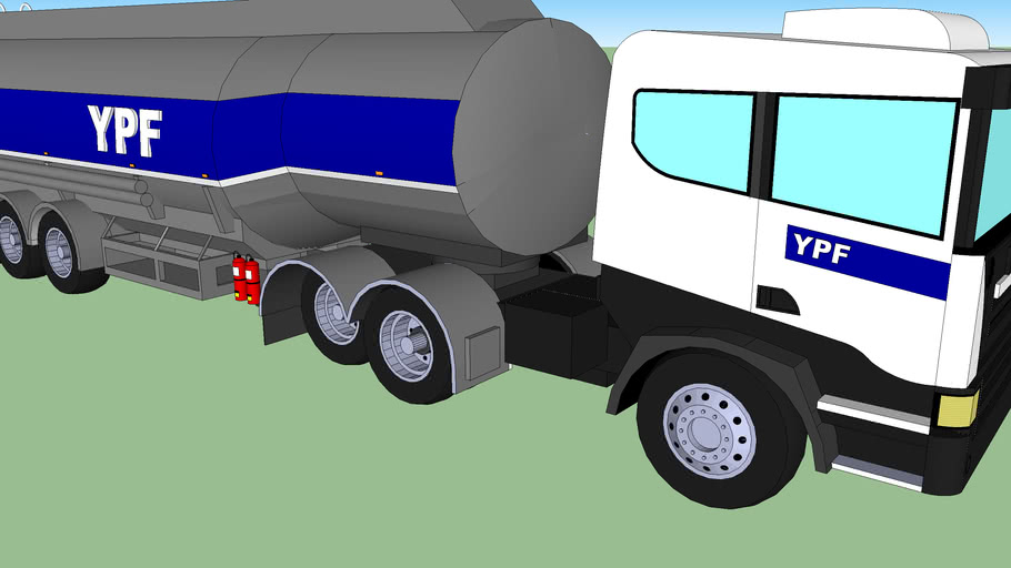 Camión Cisterna YPF | 3D Warehouse