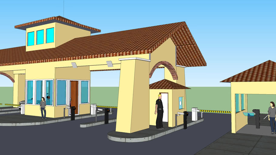 PORTARIA LOTEAMENTO JONATHAN | 3D Warehouse