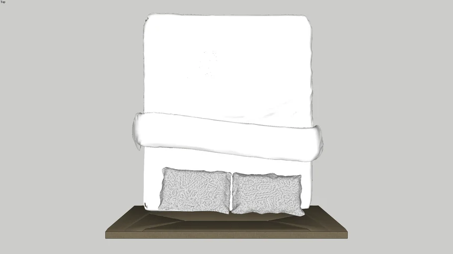 bed with head board | 3D Warehouse