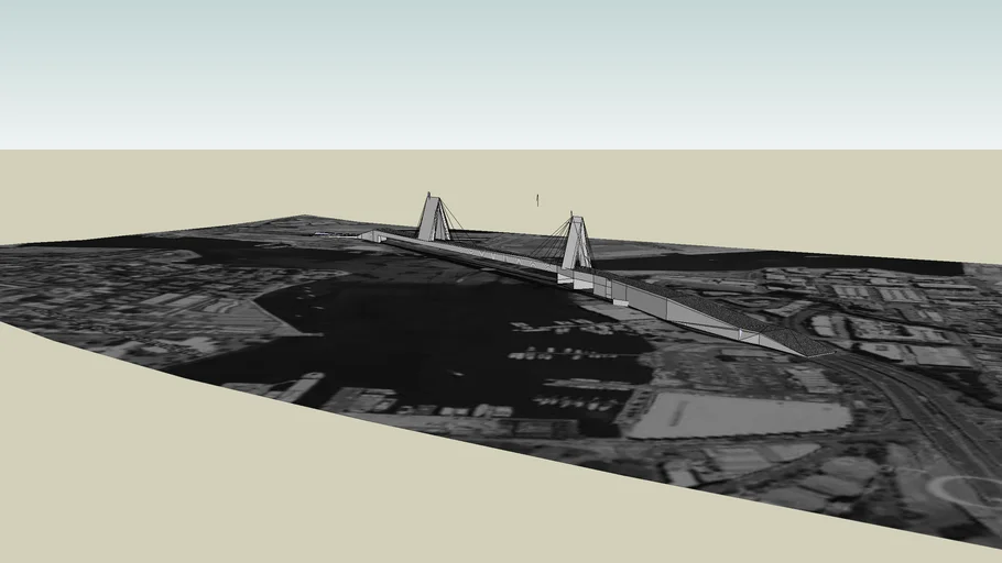 Anzac Bridge | 3D Warehouse