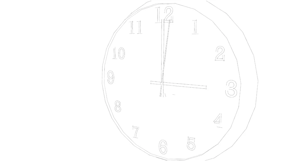 Wall Clock | 3D Warehouse