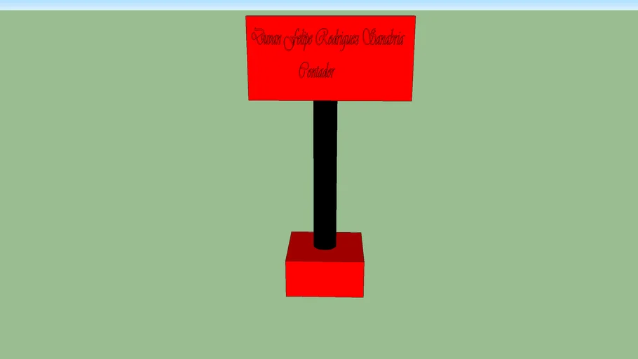 Porta targeta Duvan Sanabria | 3D Warehouse