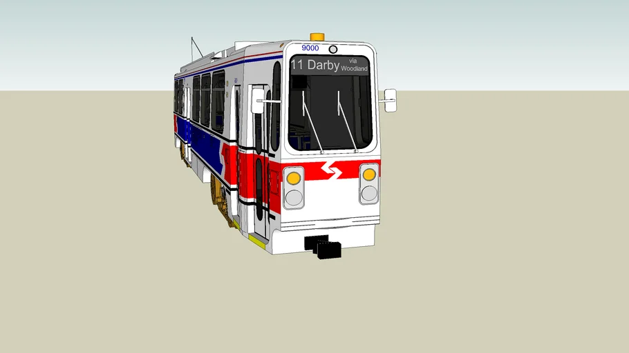 SEPTA 1980 Kawasaki Single-End LRV | 3D Warehouse