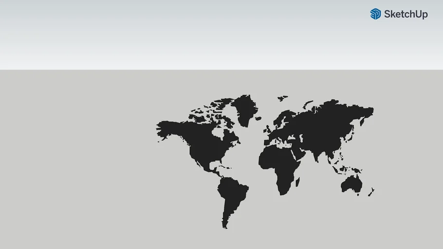 mapa na stenu | 3D Warehouse