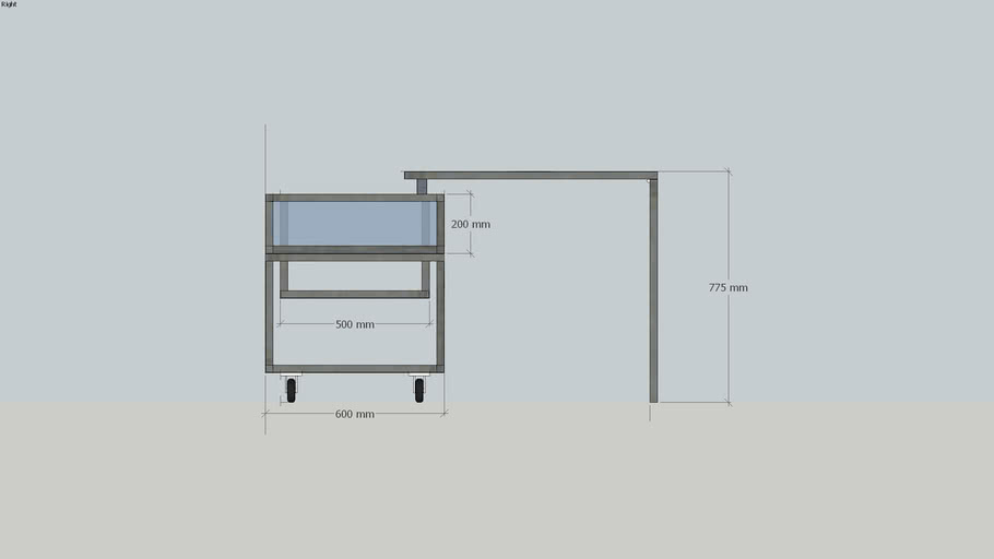 Modulo Venta Movil - metalico | 3D Warehouse