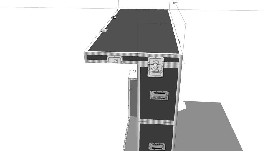 Flight Case Road Pit for FRC | 3D Warehouse