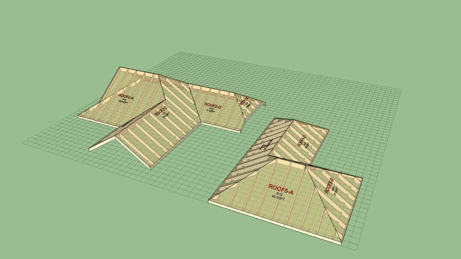 Complex Roof - Rafter Framing | 3D Warehouse