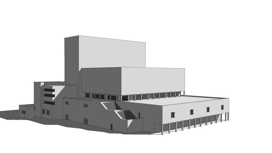 Constructivist Theater In Yerevan | 3D Warehouse