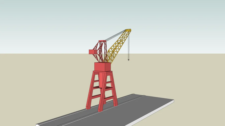 dock crane | 3D Warehouse