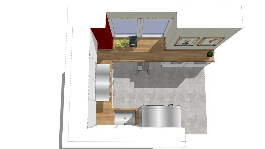 Small kitchen | 3D Warehouse