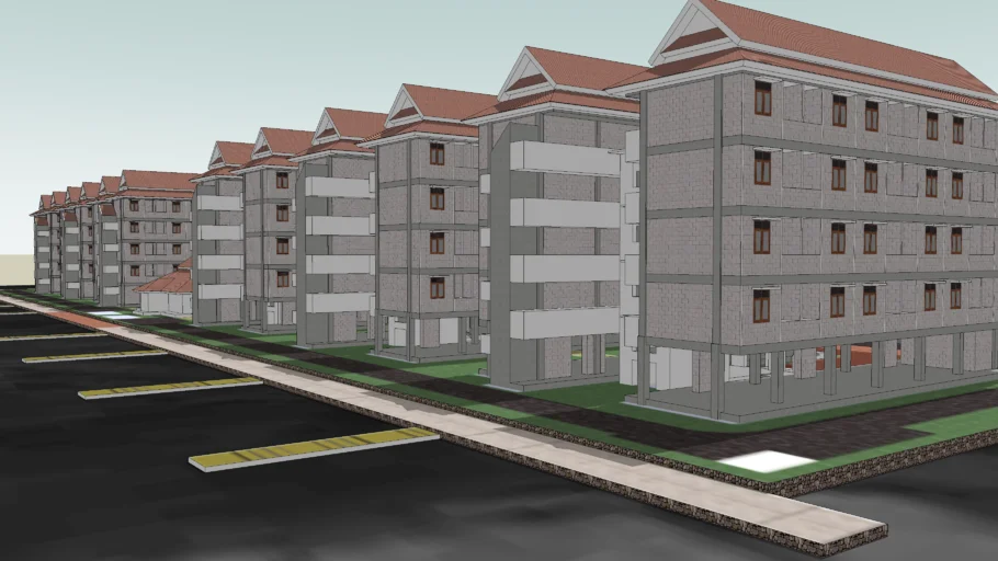 Rusunawa Mariso | 3D Warehouse