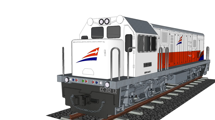 lokomotif cc202 new | 3D Warehouse