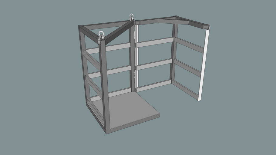 Single Drum Rack | 3D Warehouse