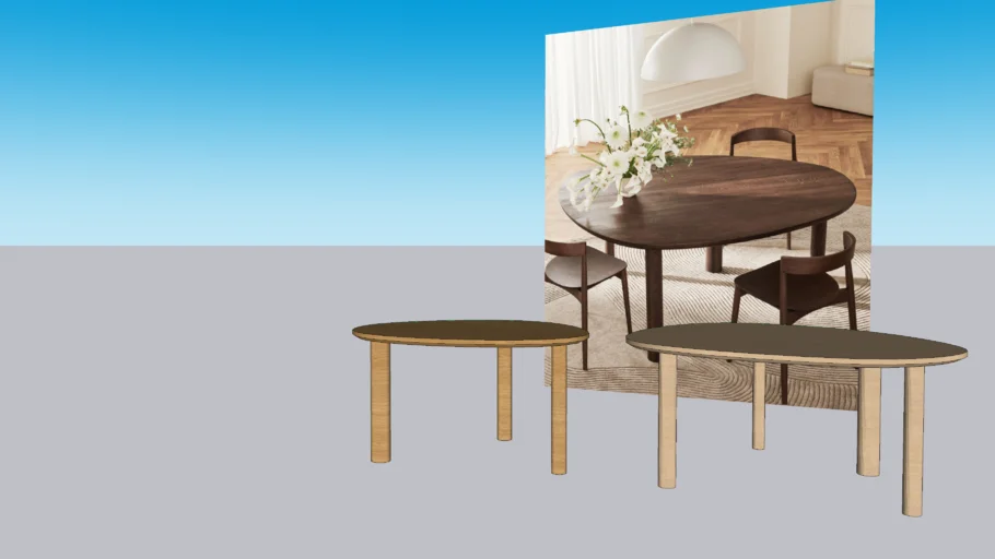 Latch Dining table series | 3D Warehouse
