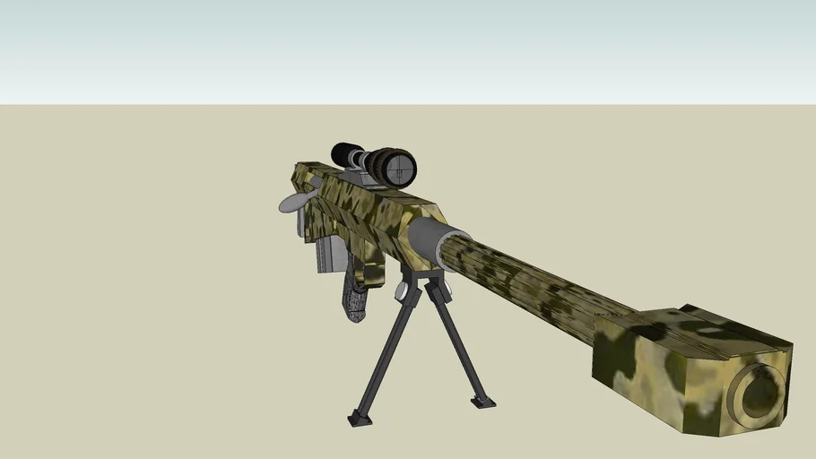 barett .50 m95 | 3D Warehouse