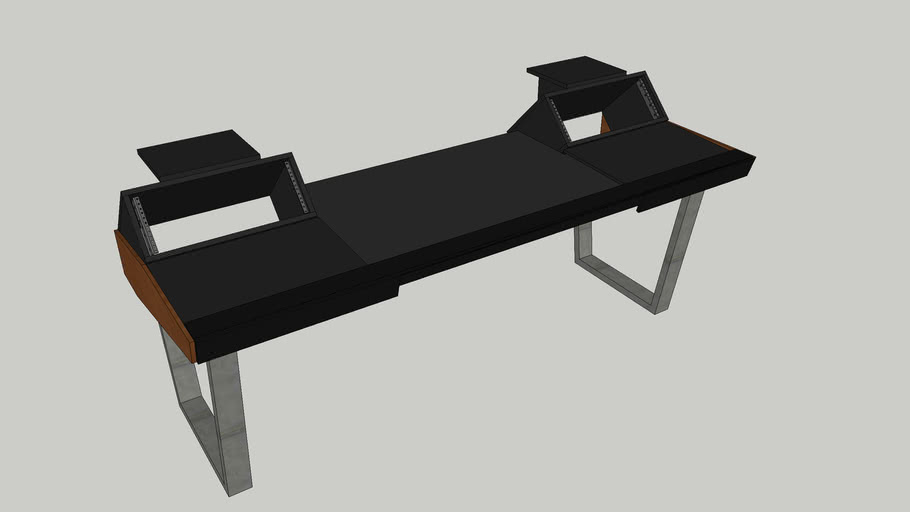 Custom Studio Desk for Avid S1 (2) and Dock | 3D Warehouse