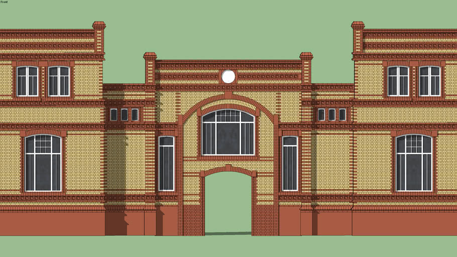 Brick facade | 3D Warehouse