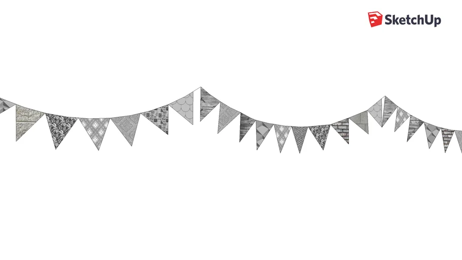 PARTY STREAMERS GREY | 3D Warehouse