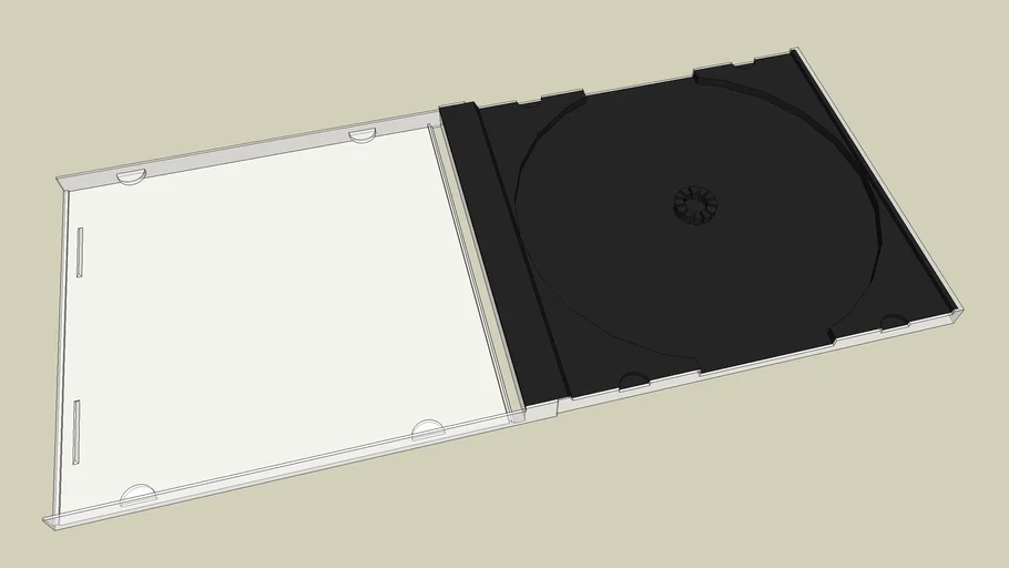 A CD case model | 3D Warehouse