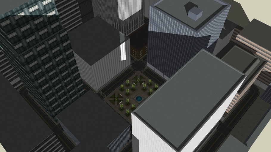 city block(enclosed) | 3D Warehouse