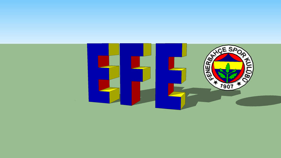 Efe 3D naam | 3D Warehouse