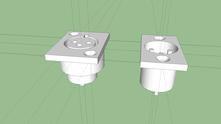 XLR Jacks | 3D Warehouse
