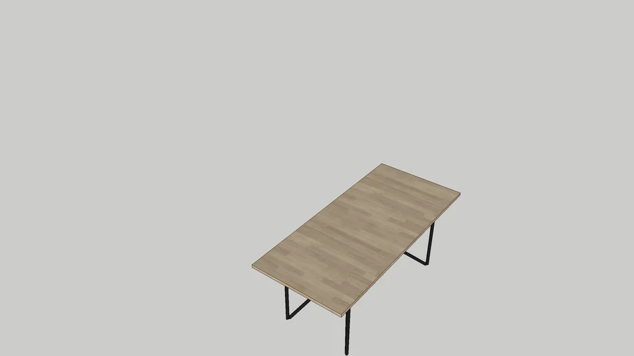 Basic Table | 3D Warehouse